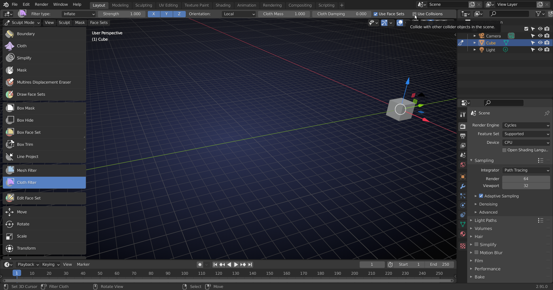 No Cloth Brush/Filter - CG Cookie
