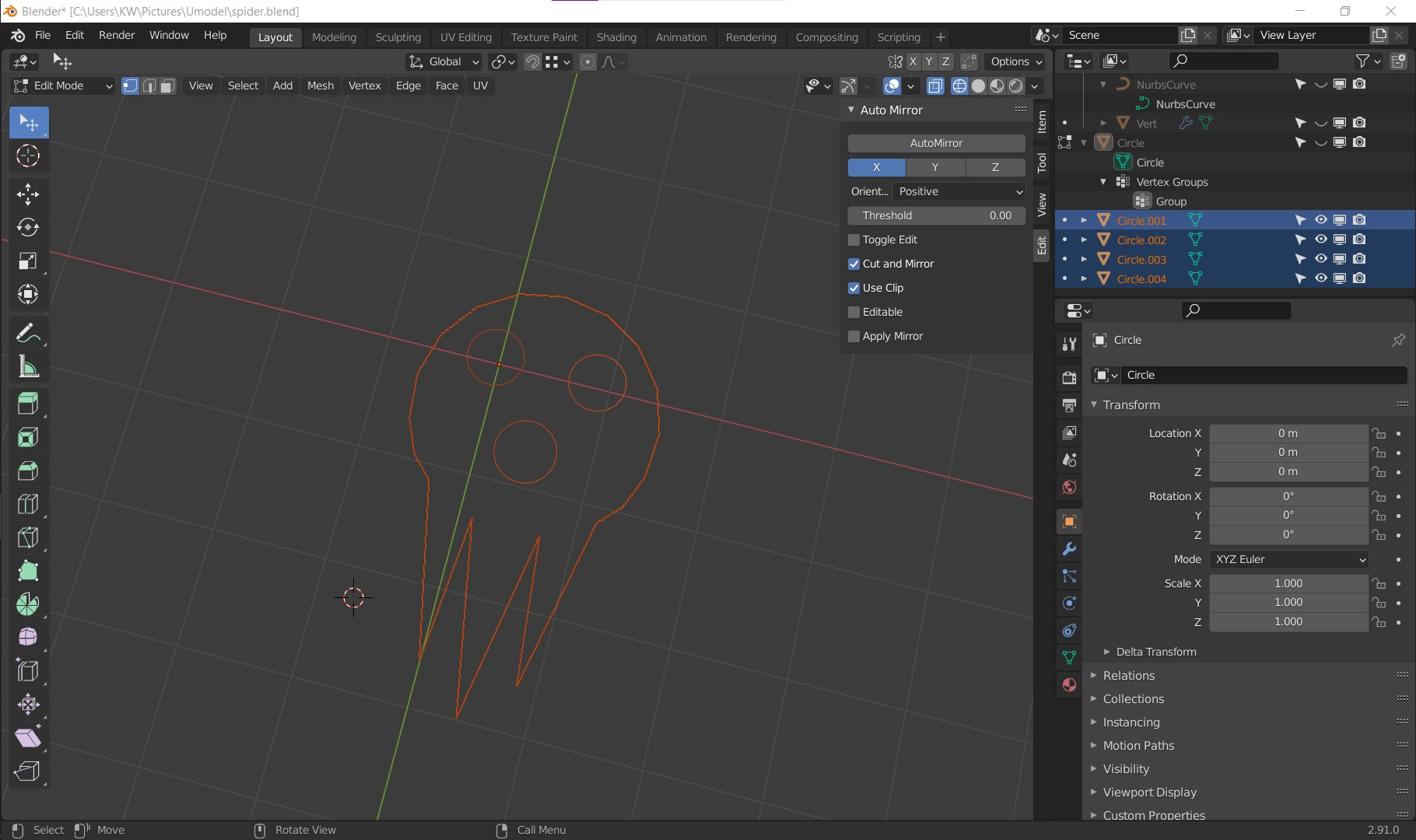 Quick Stupid Question - How to make a face with the circles cut out ...