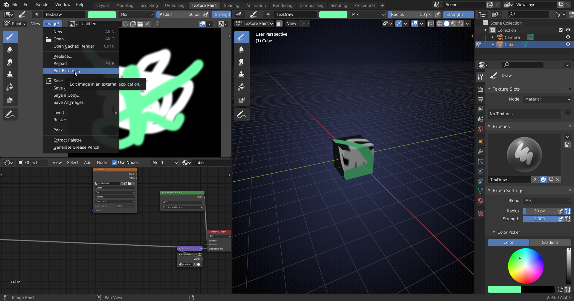 Texture paint questions - CG Cookie