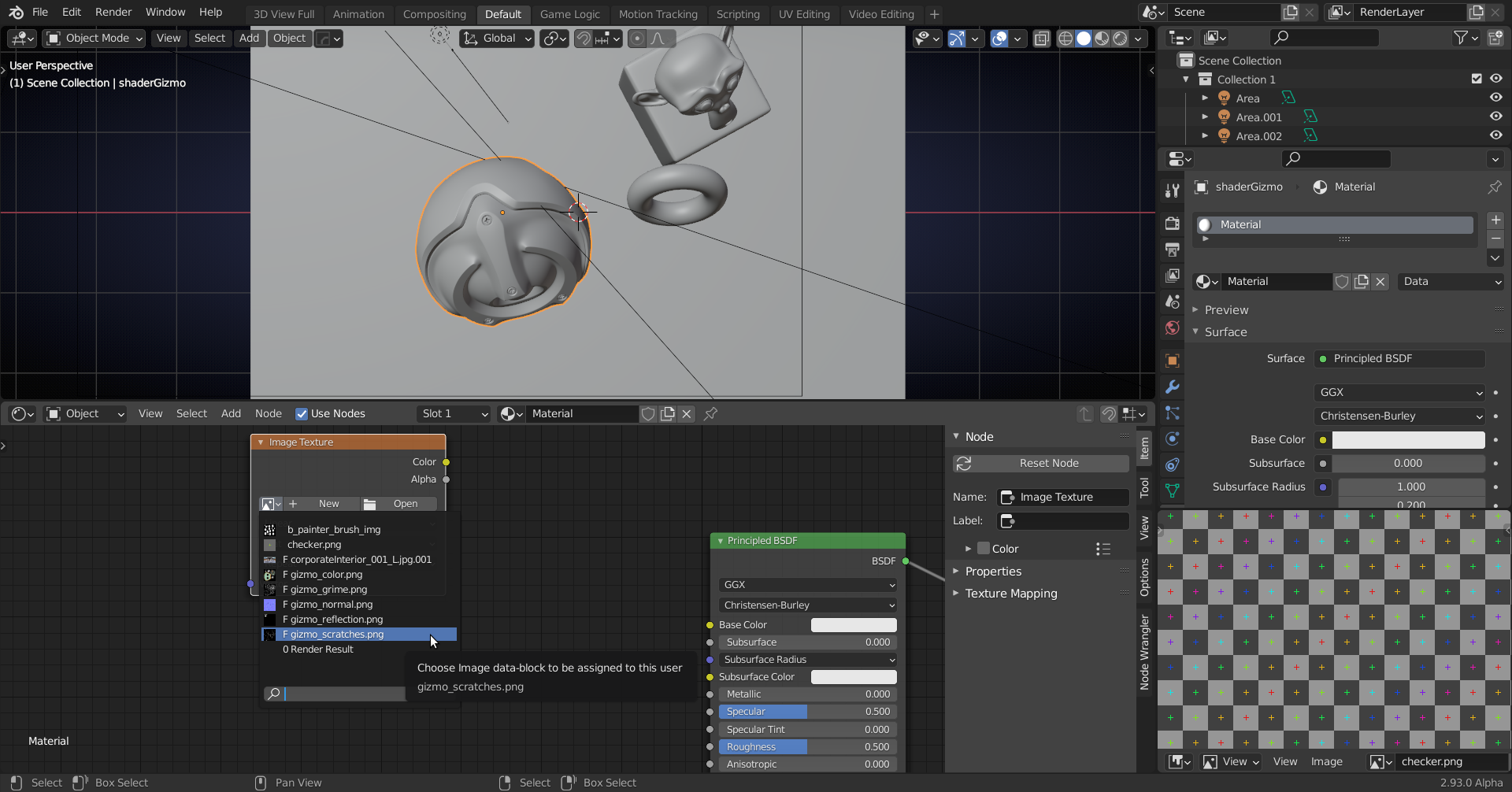 The zip file doens't contain all the textures - CG Cookie