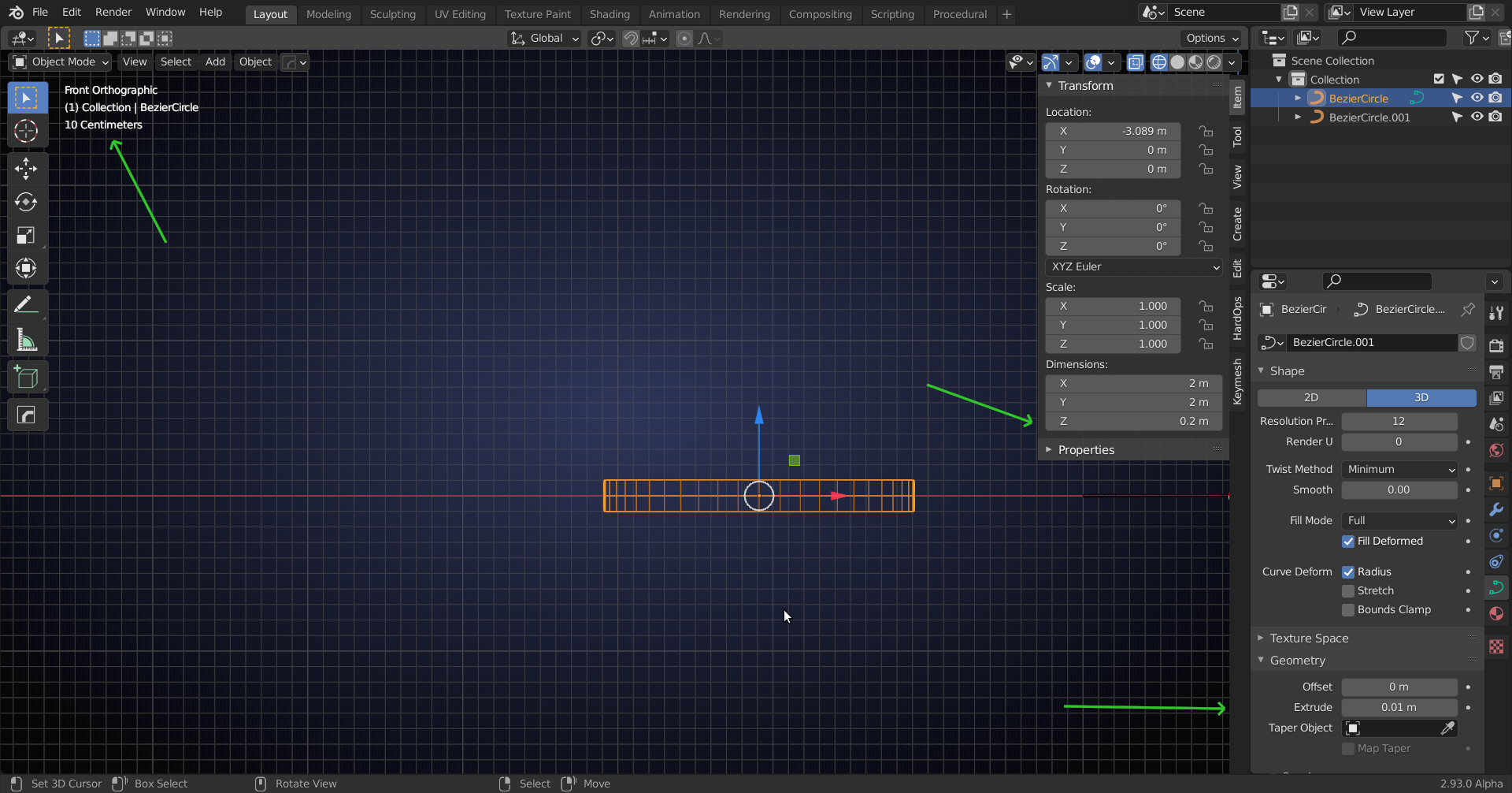Curve "Radius for Bevel" gives inconsistent behavior updates during ...