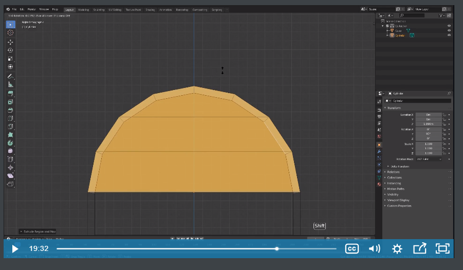 when extruding issue - CG Cookie