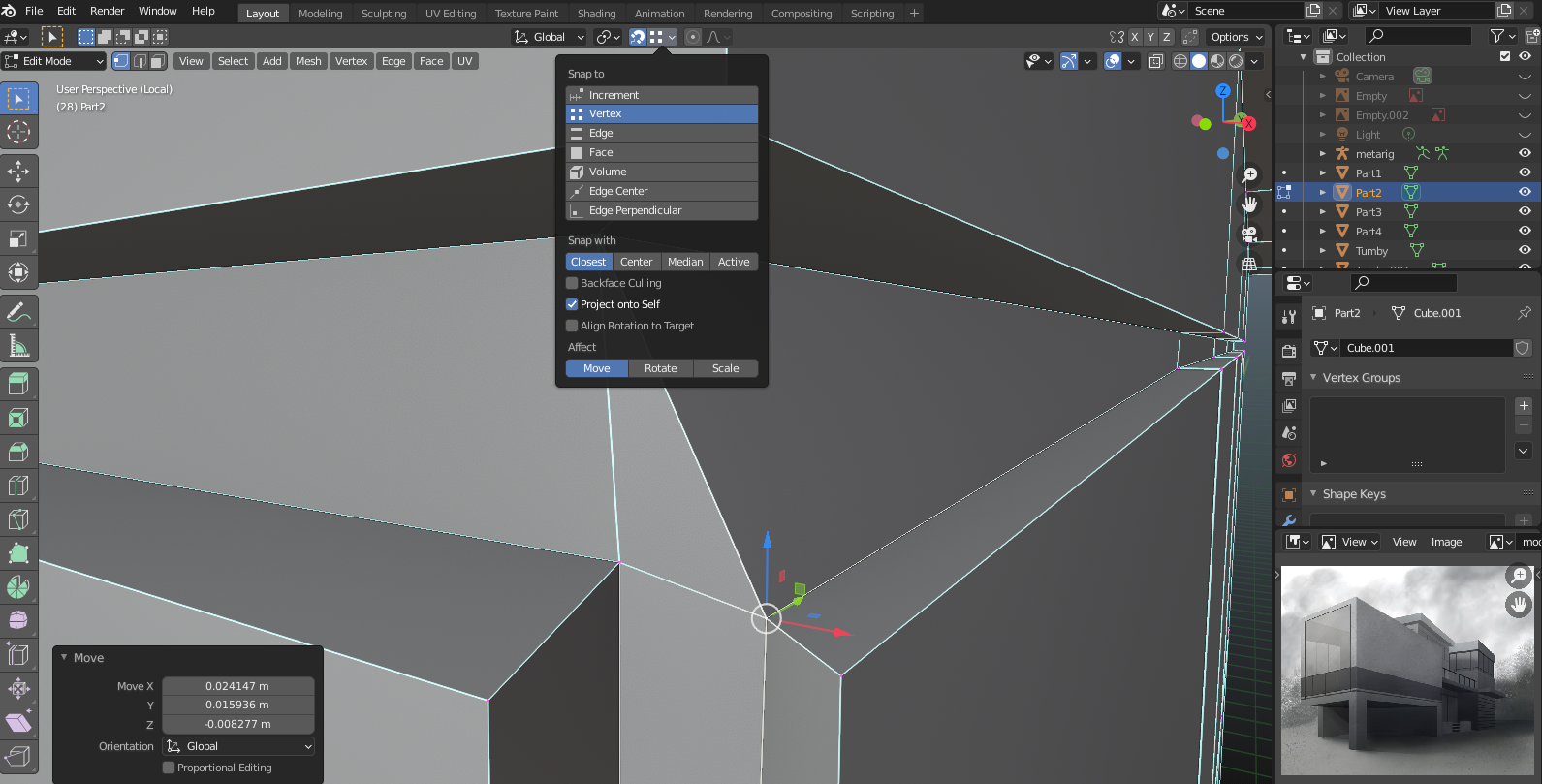 Snapping does not work like on video - CG Cookie