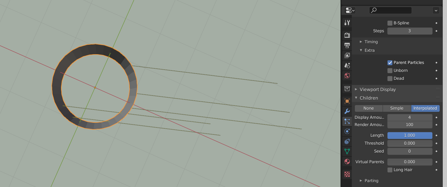 Child hair particles turned wrong way through mesh - CG Cookie