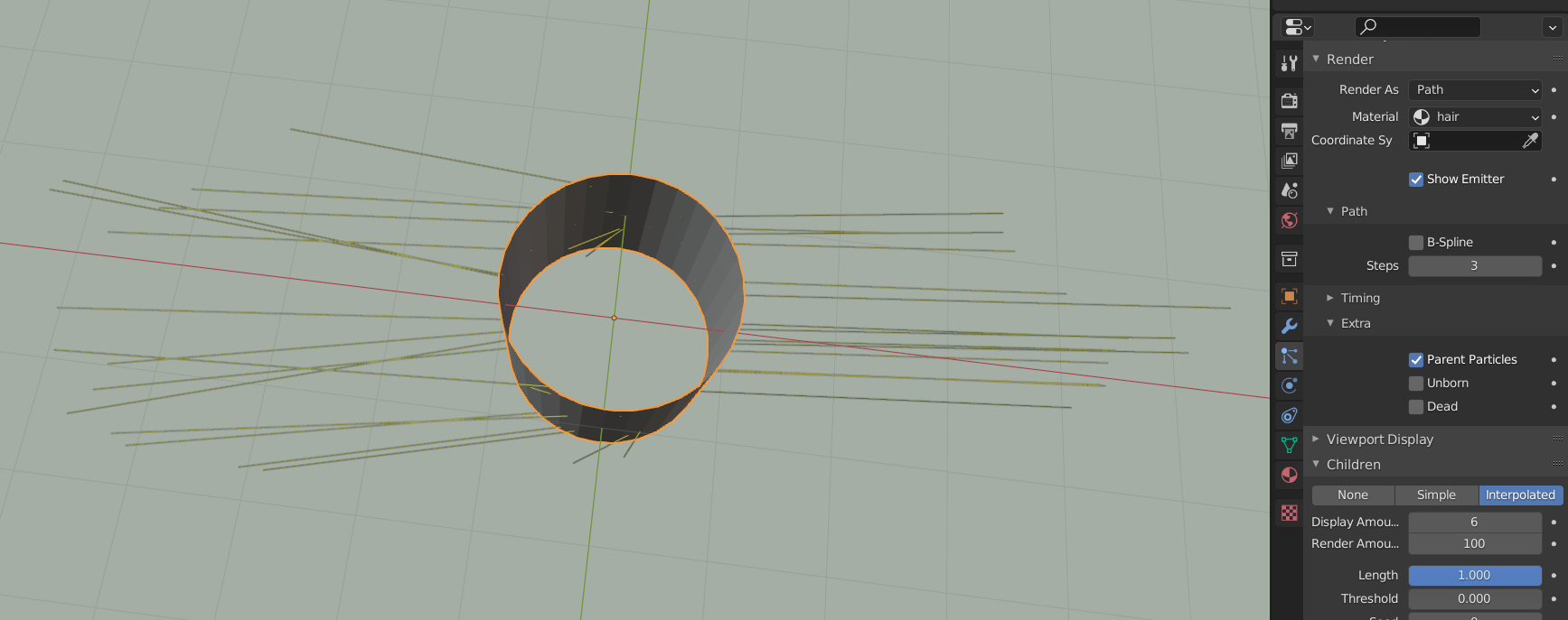 Child hair particles turned wrong way through mesh - CG Cookie | Learn ...
