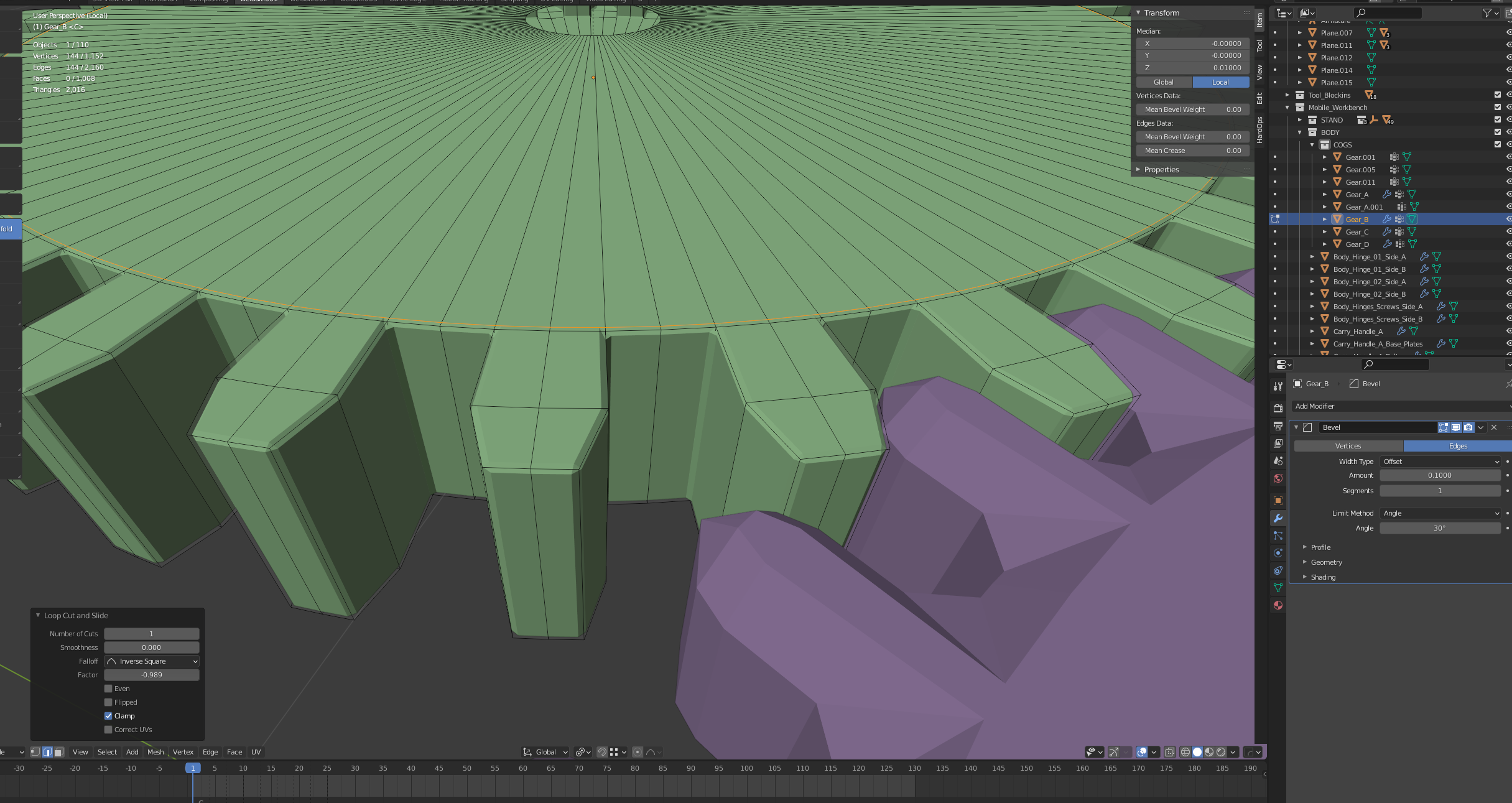 Bevel modifier issue. - CG Cookie