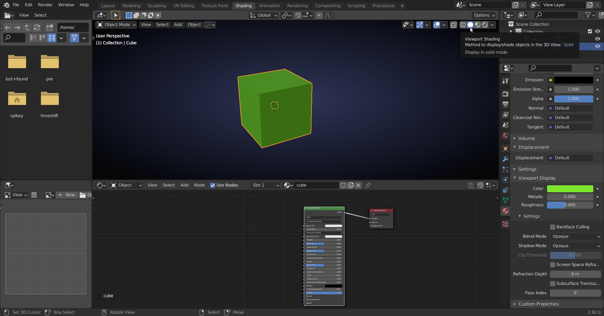 viewport display - CG Cookie