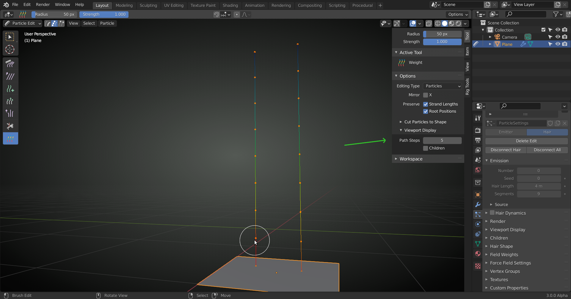 Particle hair tutorial result and question - CG Cookie