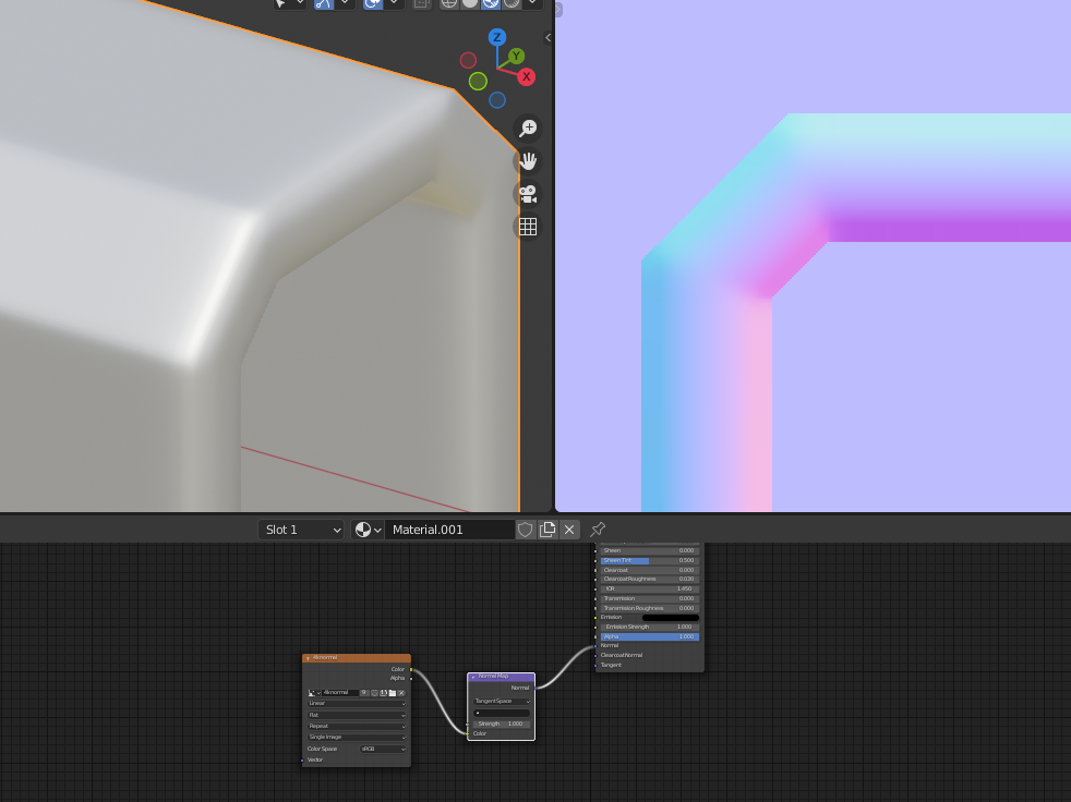 Normal Map baking issue with bump details - CG Cookie