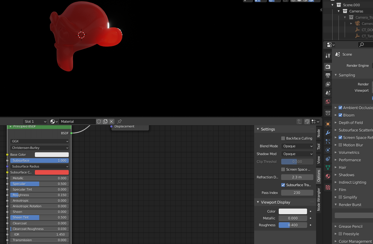 SubSurface Scattering in Eevee - CG Cookie