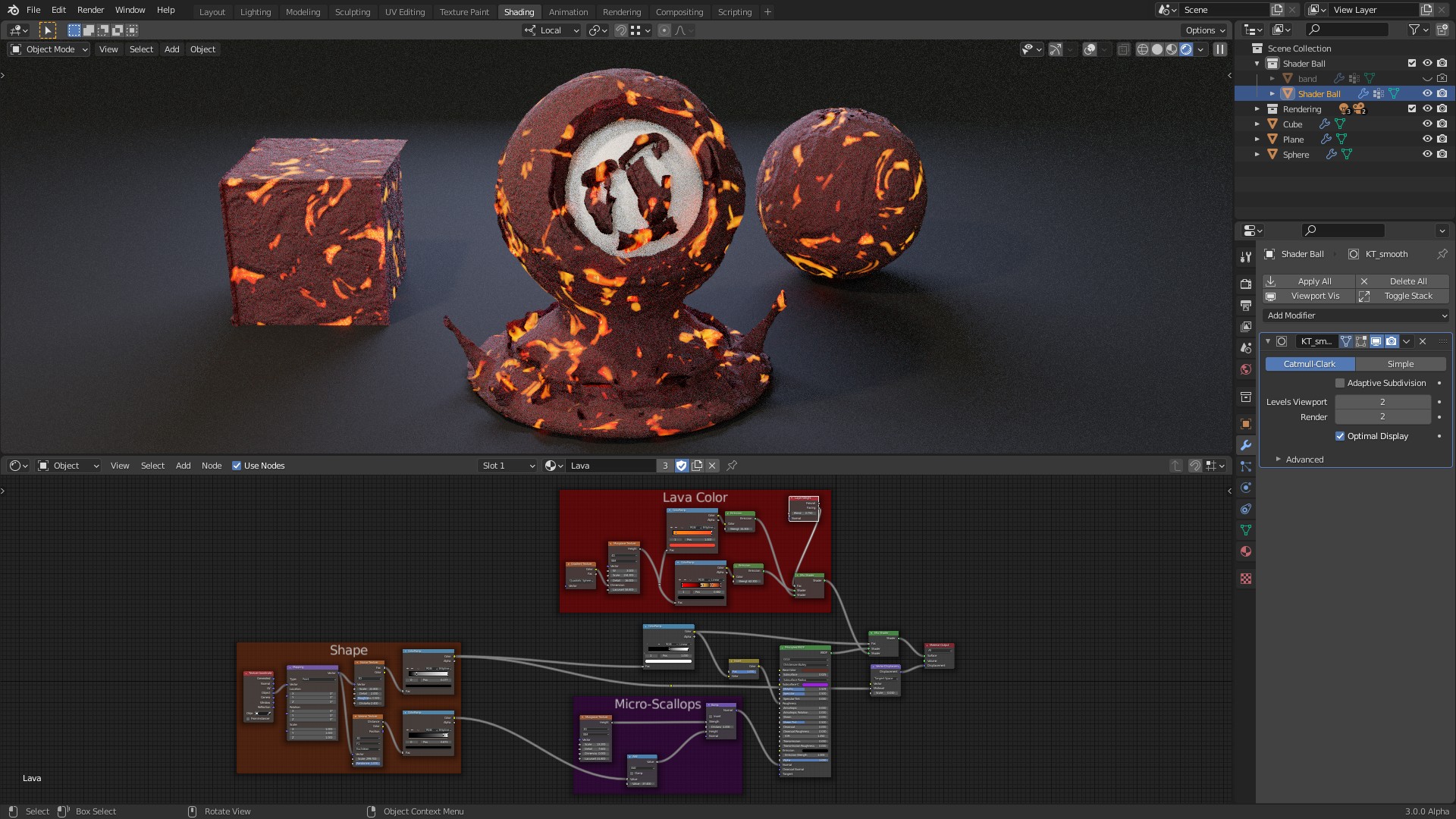 Lava Shader Redo - CG Cookie