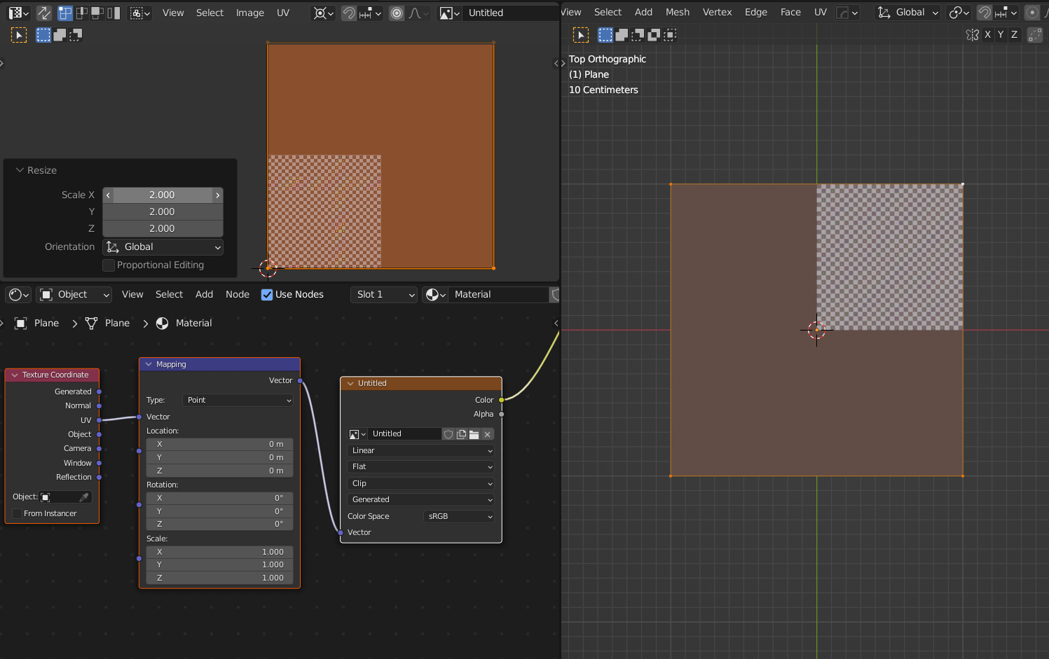 Scaling a texture onto a 3D model - CG Cookie
