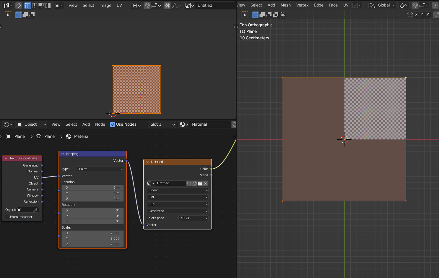 Scaling a texture onto a 3D model - CG Cookie