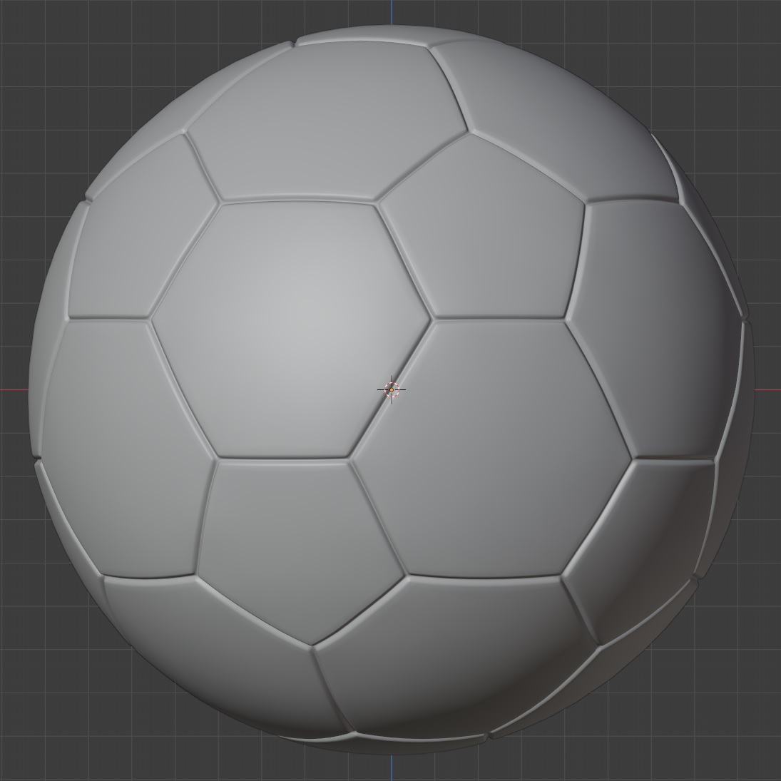 Creating an all quad soccer ball - CG Cookie