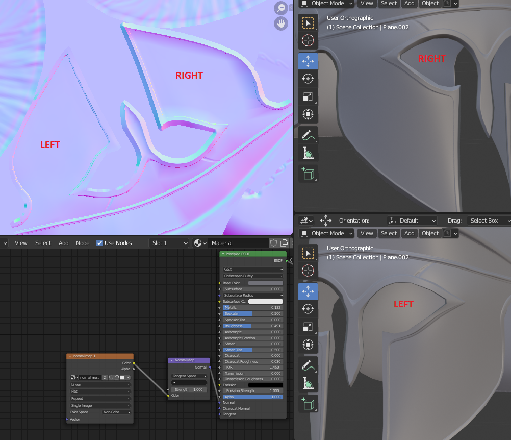 Normal map blend - CG Cookie