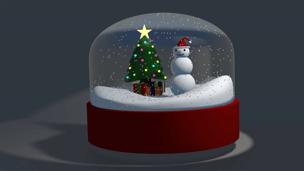 Animated Snow Globe Gif
