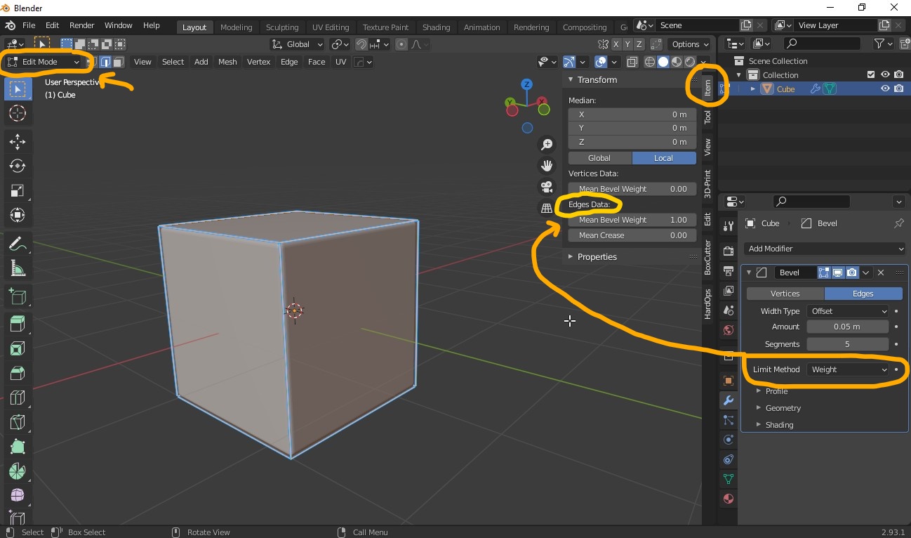 When I do the Bevel Weight to fix the shading issues it doesn't work. - CG Cookie
