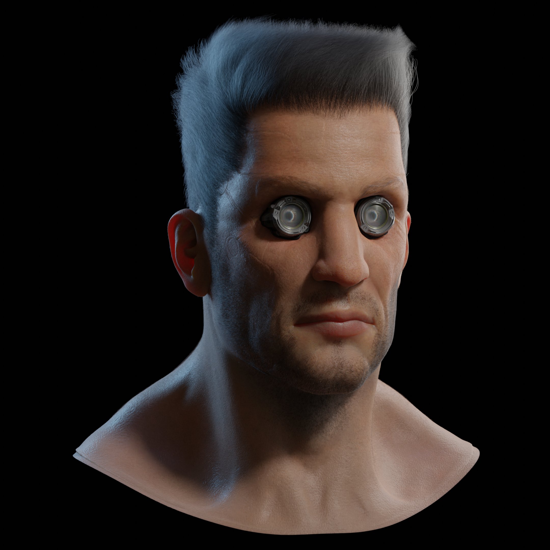 Human Realistic Portrait Creation With Blender Blender Market 
