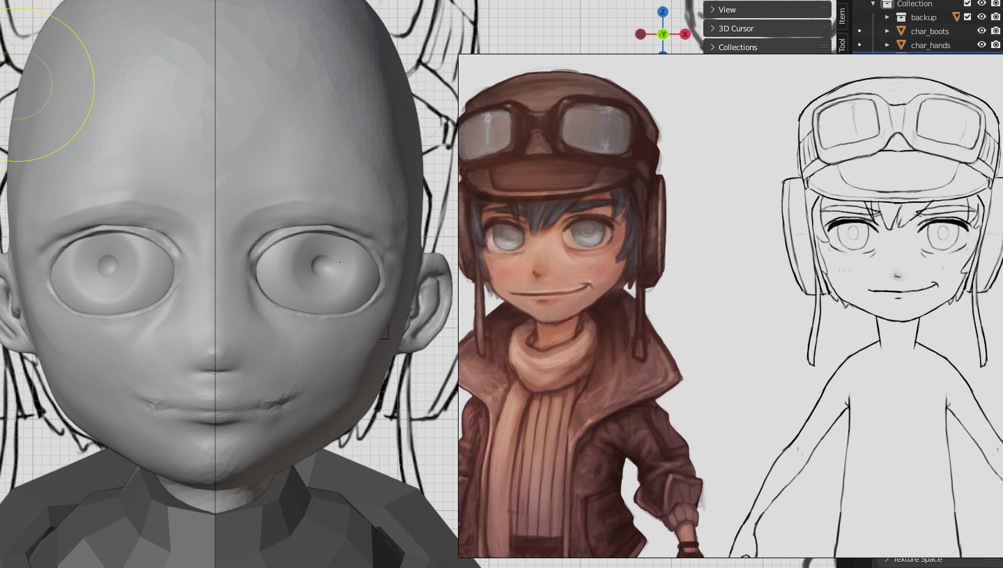 Best way to "rotate" the eyes (with the pupil as the axis of rotation ...