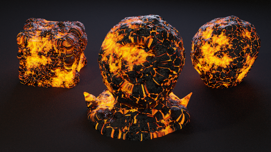 Need Help Masking Lava Textures - CG Cookie
