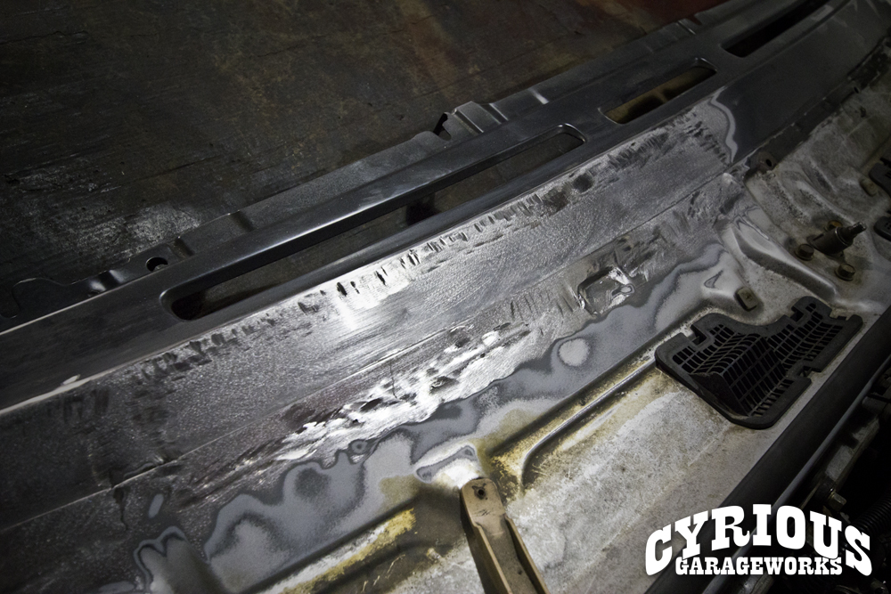 AE86 Windshield Frame Restoration