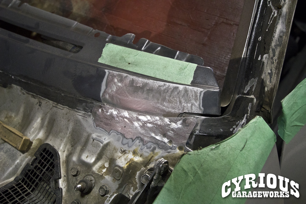 AE86 Windshield Frame Restoration