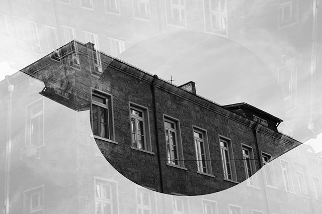 Monochrome Building Facade Urban Architecture