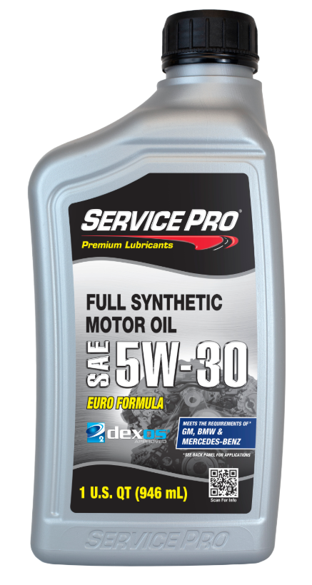 Service Pro Euro Dexos2 Synthetic 5W-30 1-Quart, Case of 6