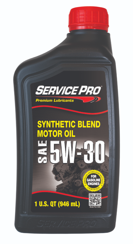 Service Pro 5W-30 Synthetic Blend 1-Quart, Case of 6