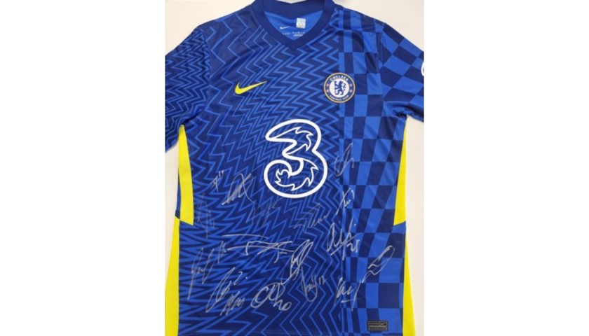 Chelsea FC Team Signed Official Shirt - Season 2021/2022 - CharityStars