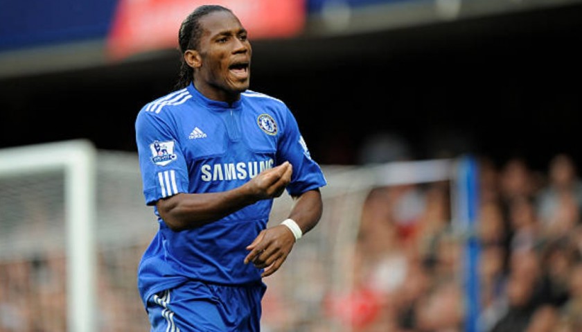Maglia ufficiale Drogba Chelsea, 2009/10 - Autografata - CharityStars