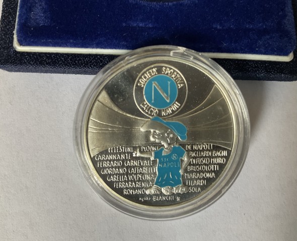 Official Napoli Scudetto Medal, 1986/87 - CharityStars