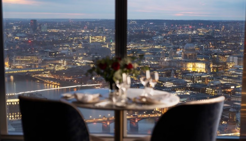 Dining in The Sky Private Three Course Dinner for Two at the 5* Shangri ...