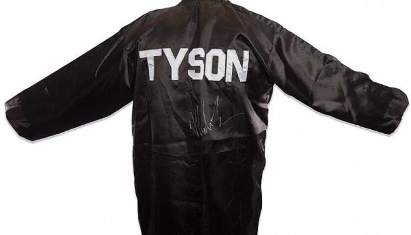 Boxing Robe Signed by Mike Tyson - CharityStars