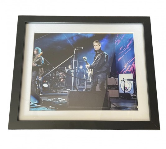 Noel Gallagher of Oasis Signed and Framed Photograph - CharityStars