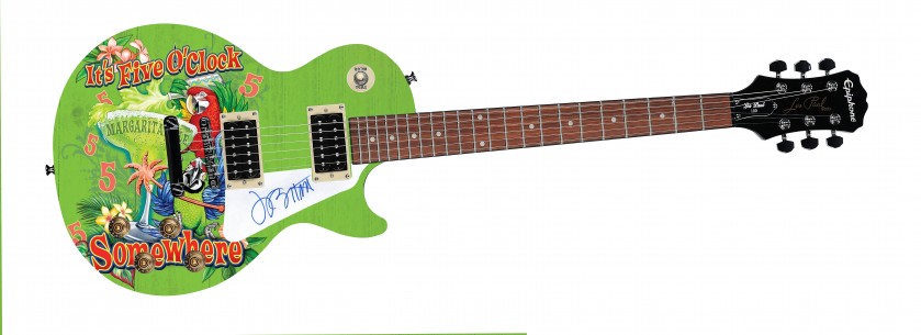 Jimmy Buffett Signed Guitar - CharityStars