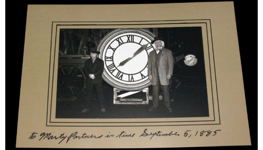 “Back to the Future Part III” - Photograph of Clock Tower from 1885 ...