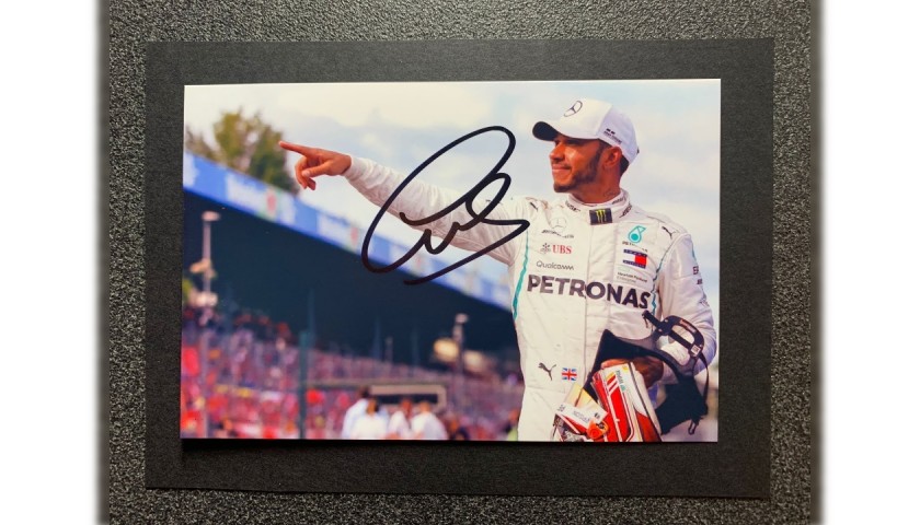 Lewis Hamilton Signed Photograph - CharityStars