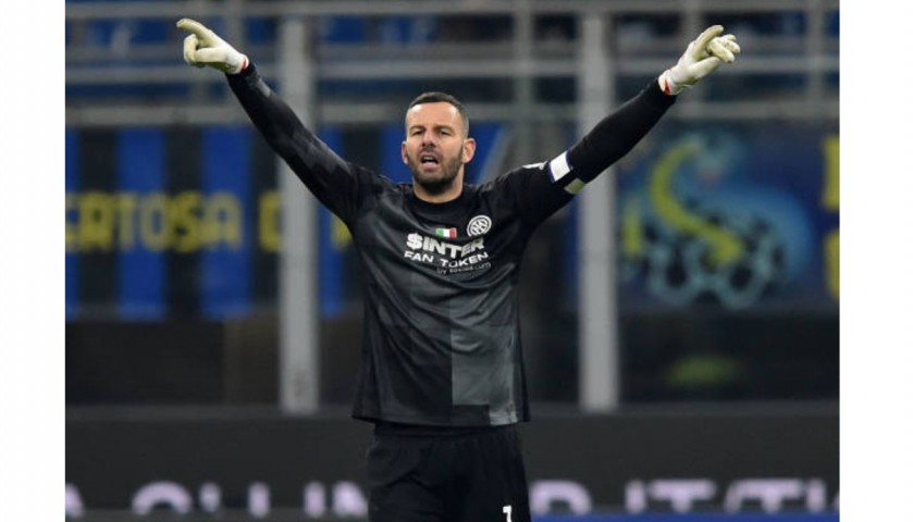 Maglia gara Handanovic Inter, 2021/22 - CharityStars