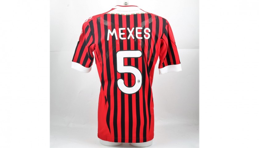 Maglia Mexes Milan, indossata Serie A 2011/12 - CharityStars