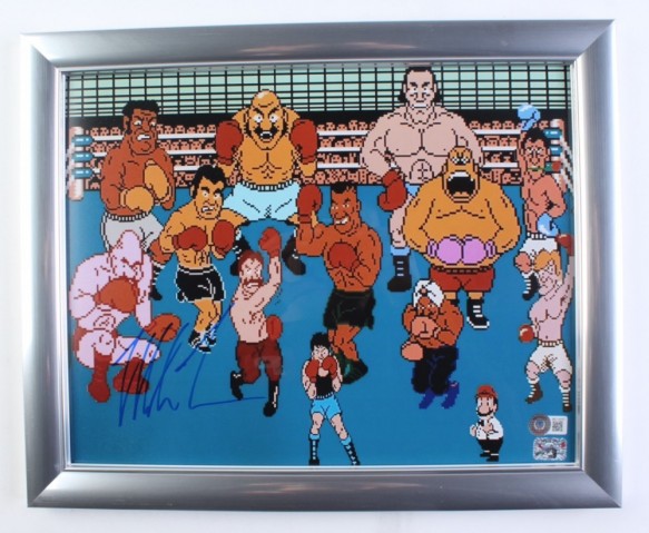 Mike Tyson Signed “Punch Out” Framed Photograph - CharityStars