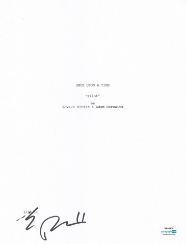 Elizabeth Mitchell Signed Once Upon A Time Script - CharityStars