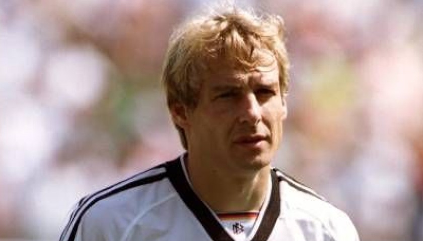 Maglia Ufficiale Klinsmann Germania, 1998 - Autografata - CharityStars