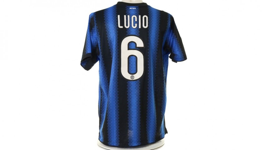 Maglia gara Lucio Inter, 2010/11 - CharityStars