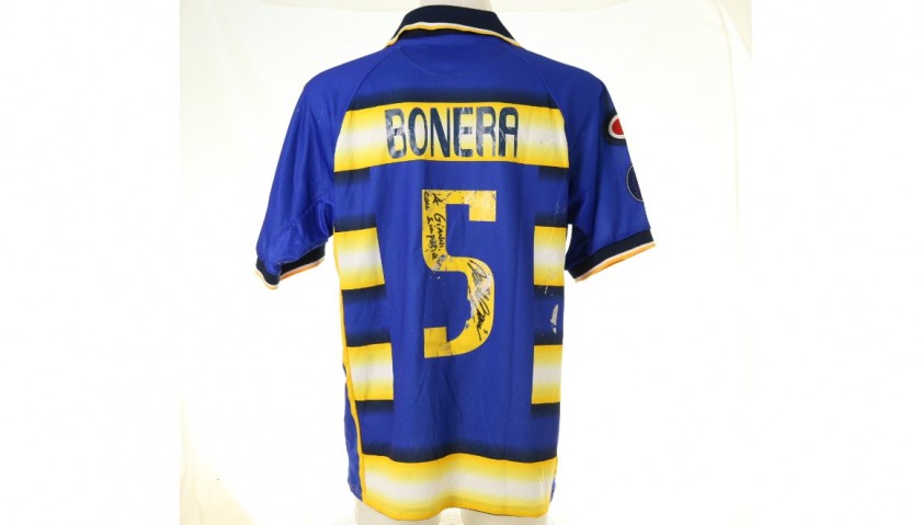 Maglia gara Bonera Parma, 2004/05 - Autografata con dedica - CharityStars