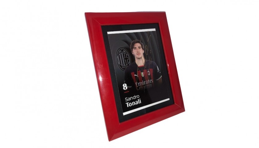 Sandro Tonali Signed Photograph - CharityStars