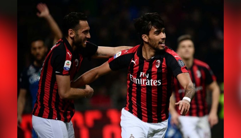 Paqueta's Official AC Milan Signed Shirt, 2018/19 - CharityStars
