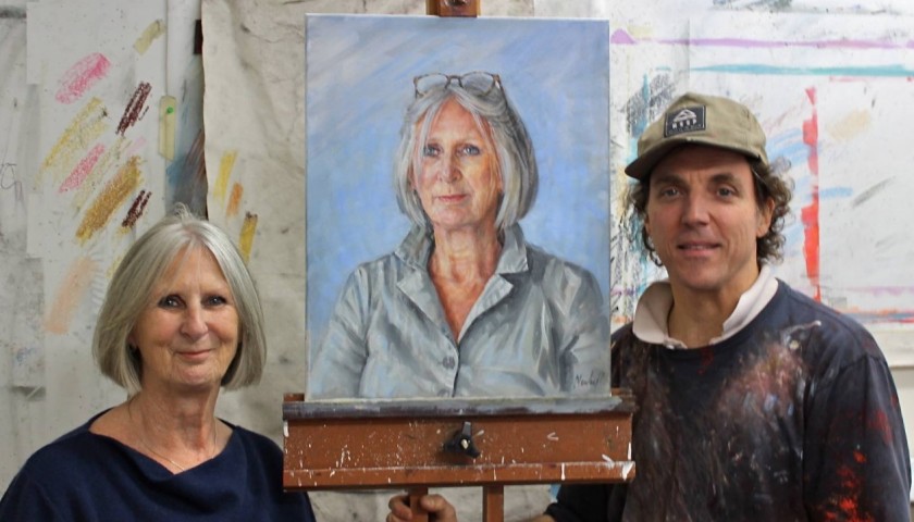 A Portrait by the Renowned Artist Alexander “Sacha” Newley - CharityStars