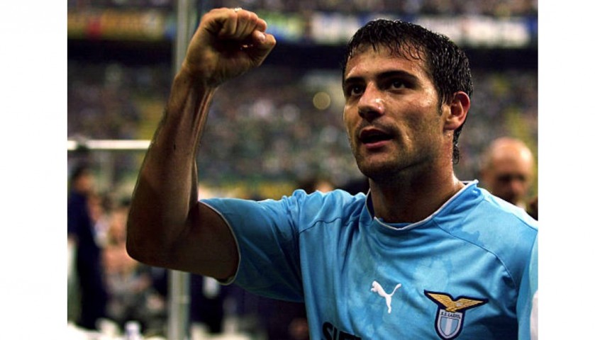 Stankovic's Lazio Match Shirt, 2002/03 - CharityStars