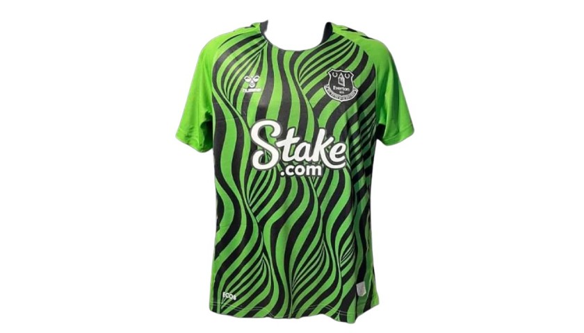 Maglia Jordan Pickford Everton, 2022/23 - Autografata - CharityStars
